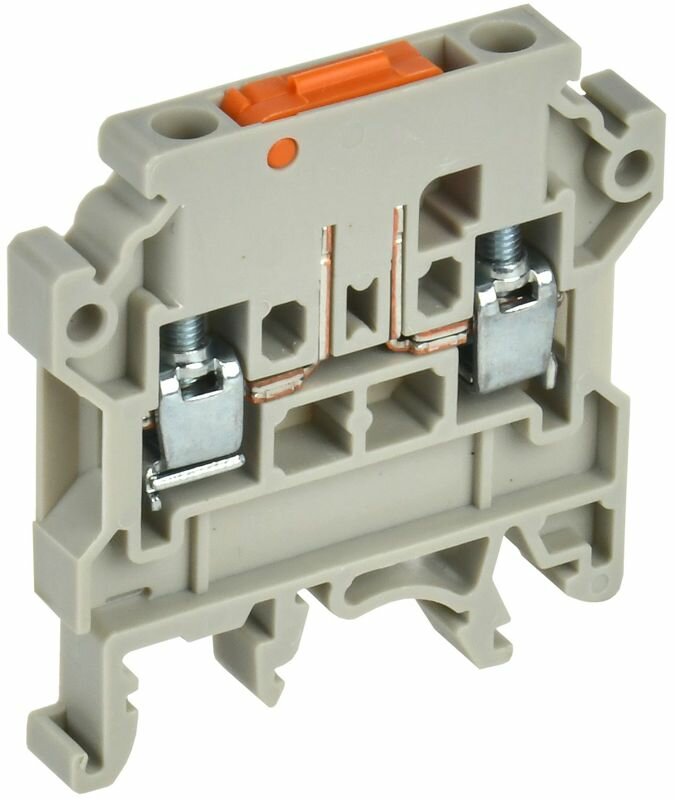 Колодка клеммная CTS-DT измерит. нож. разм. 4кв. мм сер. IEK YCT15-04-K03-004