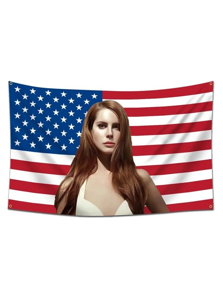 Флаг лана дель рей/ Lana DelRey flag 90x150cm