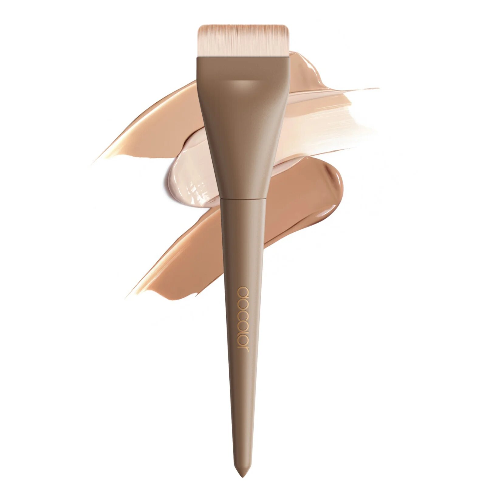 Docolor Плоская кисть для тонального крема Коричневый