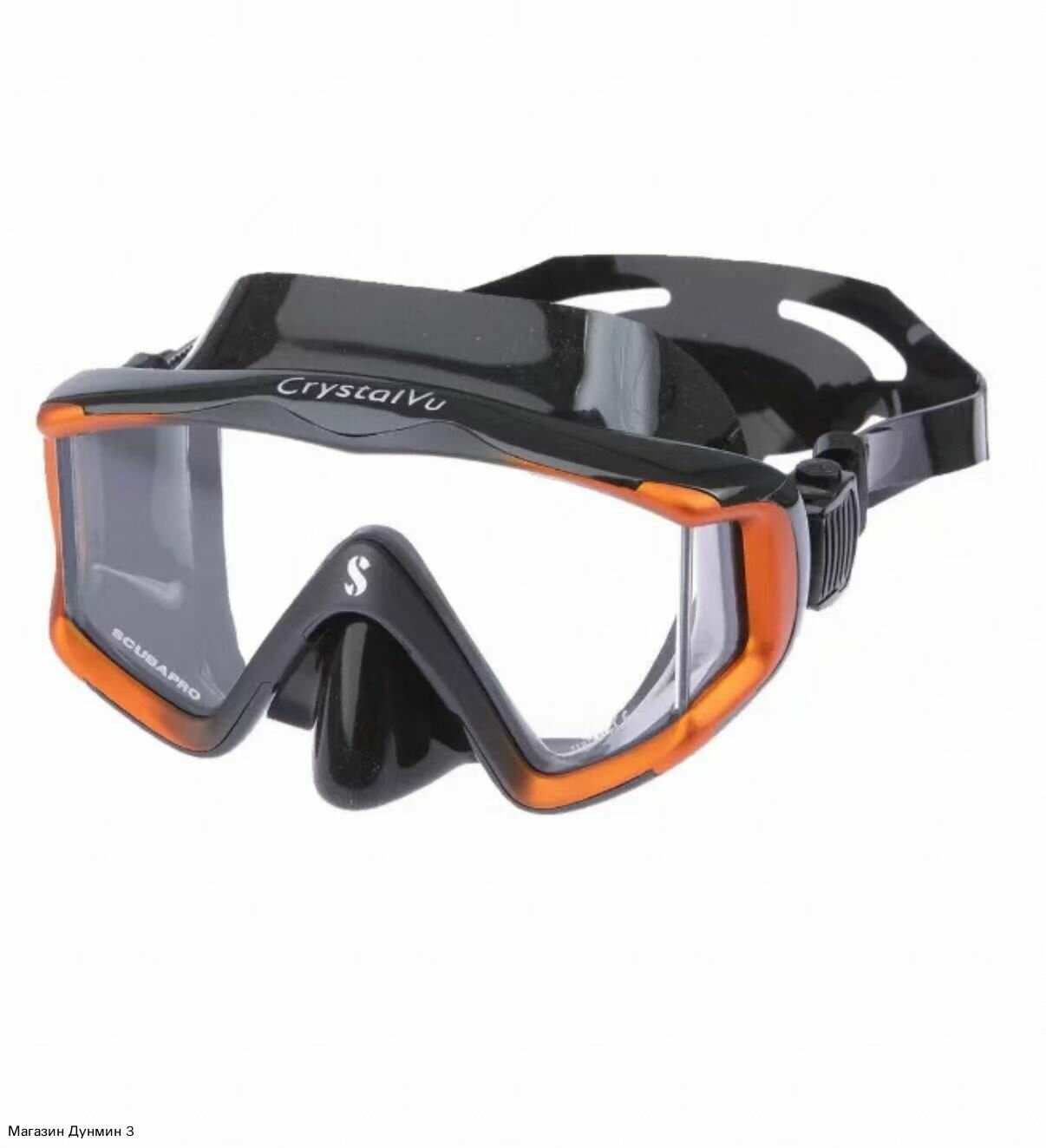 Маска для подводного плавания Scubapro crystal vu маска для подводного плавания с широким углом обзора силиконовая юбка