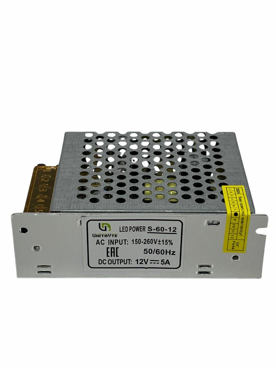 Блок питания S/12V/60W/5.0A/IP20 — фото 1