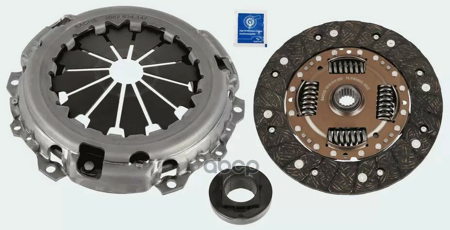 Комплект сцепления CITRO? N C2, C3 I (FC_), C4 I , NEMO, FIAT QUBO (225), PEUGEOT BIPPER,1007, 206 CC, 207, 307 Sachs арт. 3000.
