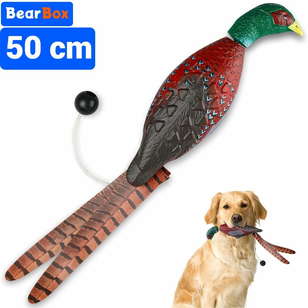 Игрушка-утка для дрессировки охотничьих собак-Зеленоголовый фазанчик