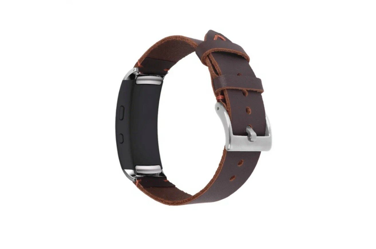 Сменный ремешок-браслет MyPads Antico для фитнес-браслета Samsung Gear Fit2 Pro SM-R365 (коричневый)