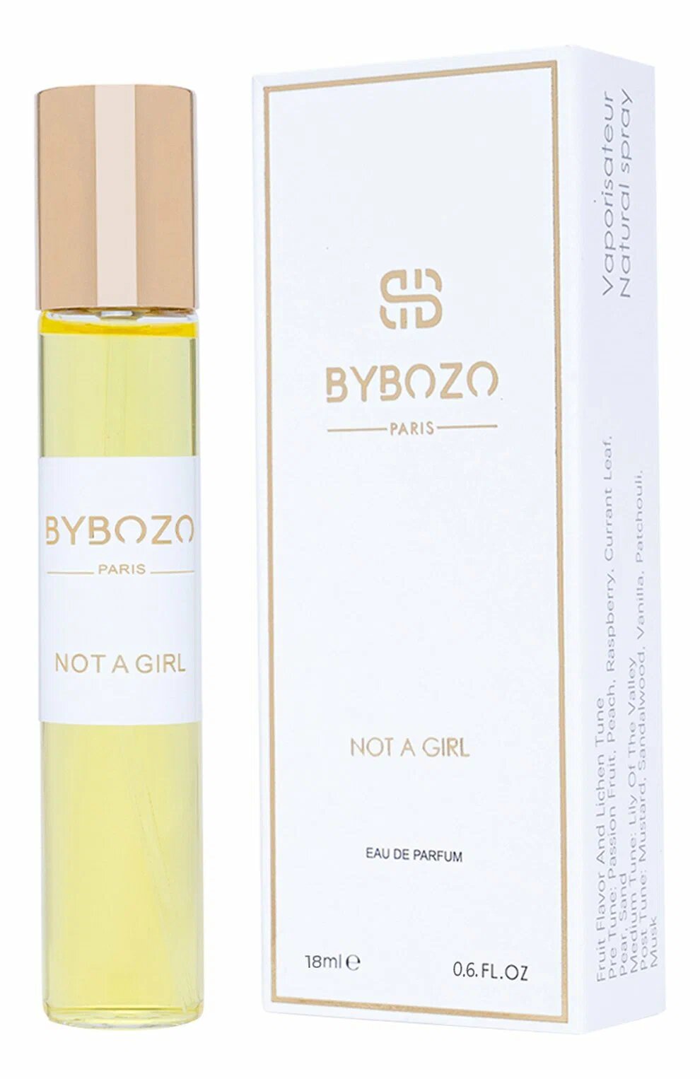 Парфюмерная вода ByBozo "Not A Girl", 18мл, восточные древесные ноты