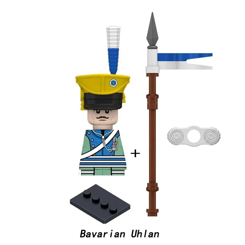Bavarian Uhlan, Синий, 1Pcs