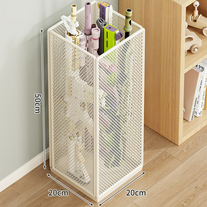 Корзина для хранения инструментов для уборки ванной и туалета, вместительный органайзер для хранения бытовых метел и швабр.