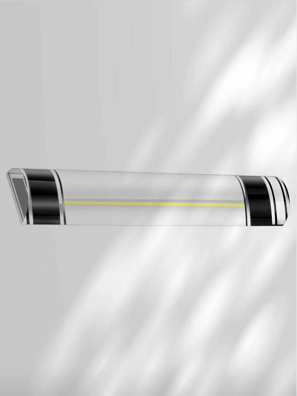 Лупа-линейка с ползунком, Желтая линия