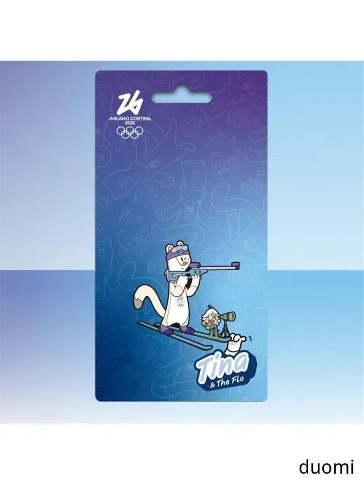 Значок коллекционный Олимпийские игры 2026 в Милане из цинкового сплава