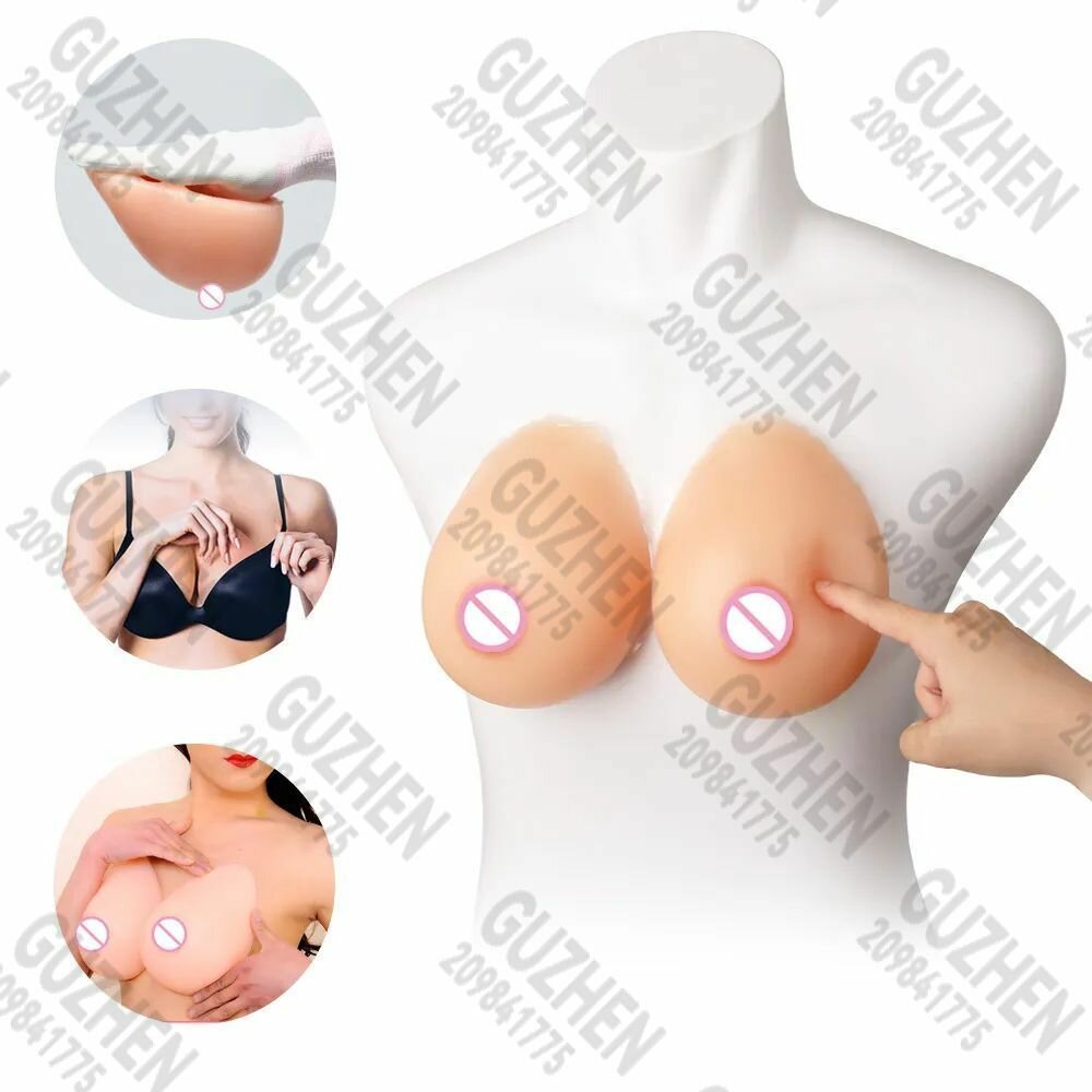 Накладная грудь из силикона, имитация женской груди из силикона/500g