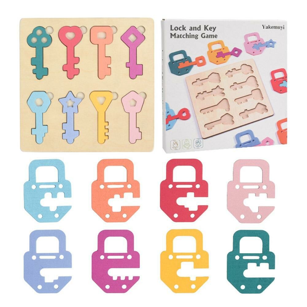 Деревянный ключ, игрушка-головоломка
