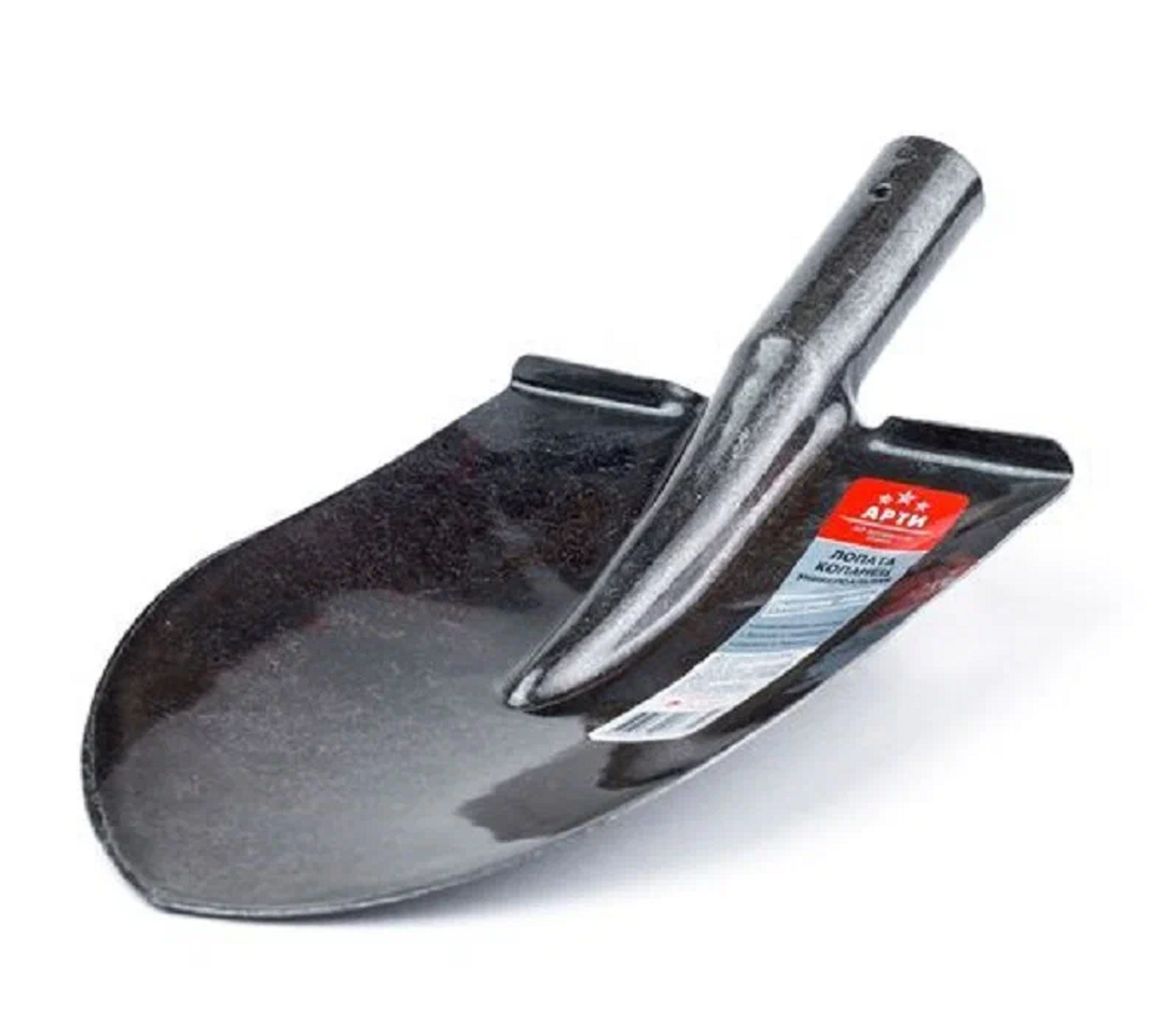 Лопата арти "Копанец", рессорная сталь, нержавеющая сталь, облегченная