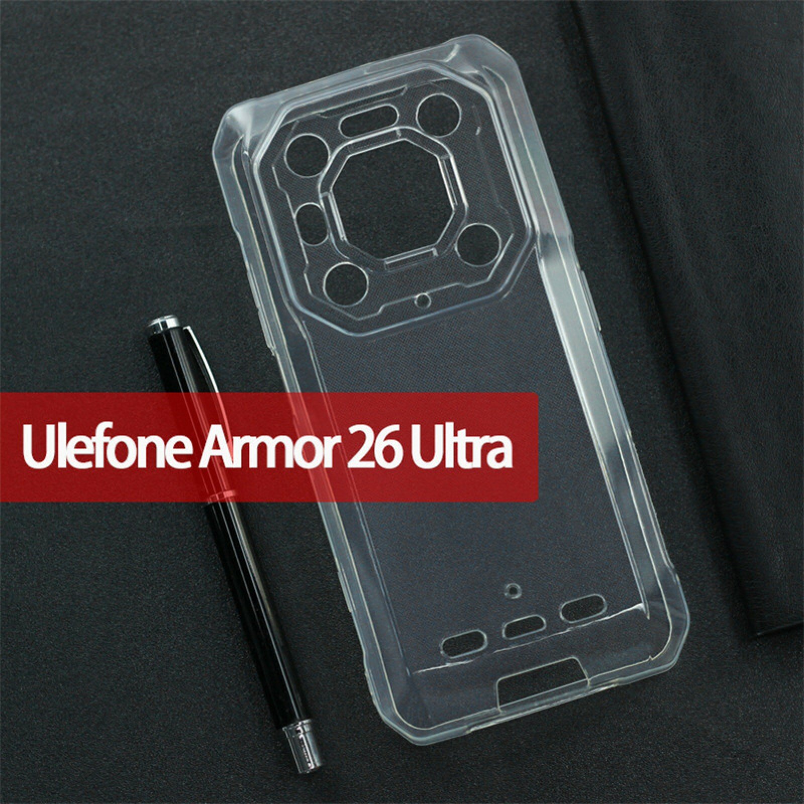 Чехол MyPads Tocco для UleFone Armor 26 Ultra из мягкого силикона прозрачный ультра-тонкий