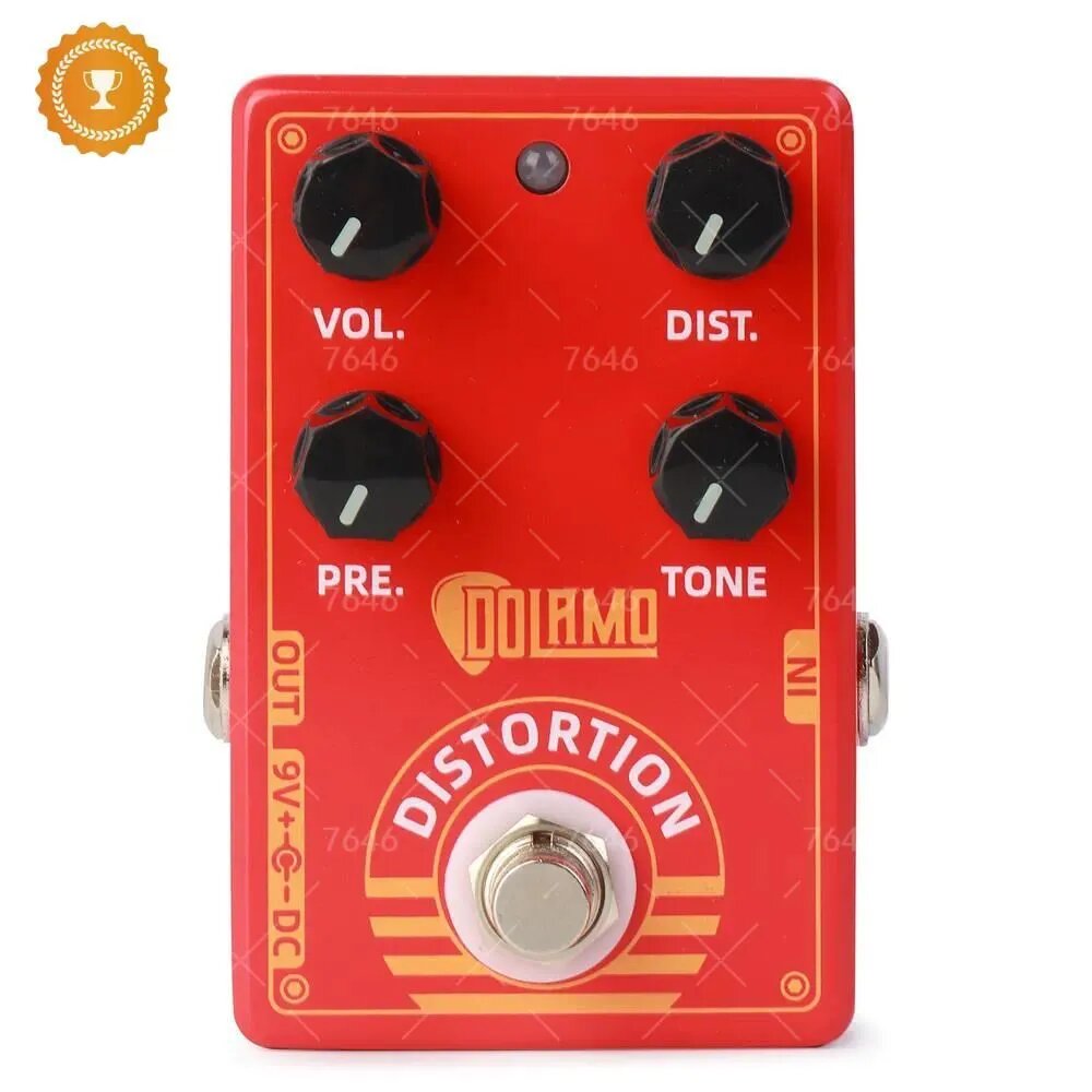 GM Педаль эффектов для электрогитары и бас-гитары Dolamo D-9 Distortion Guitar Effect Pedal