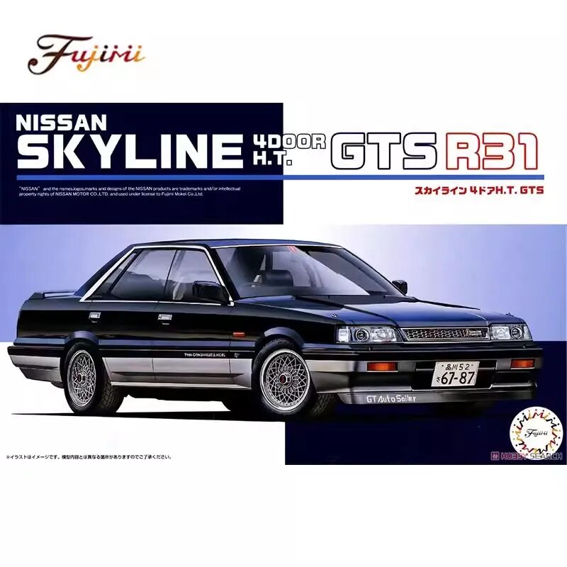 Сборная модель Машинка Fujimi-04665 1/24 Nissan Skyline 4-door H.T. GTS R31 car model kit