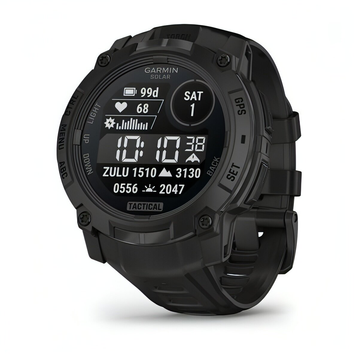 Спортивные часы Garmin Instinct 3 Solar Tactical Edition черный 50мм