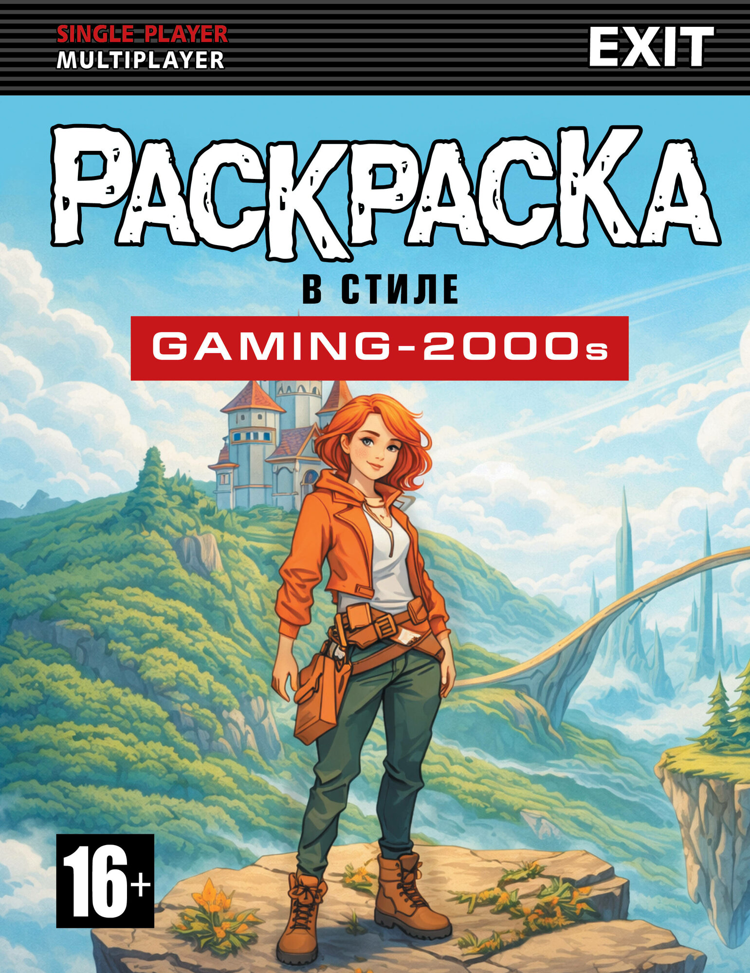 Раскраска в стиле GAMING-2000s (16+)