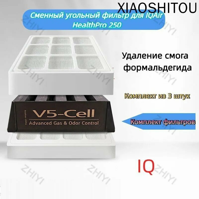 Фильтр Carbon для очистителя воздуха IQAir HealthPro 100/150/250/250 Plus, V5-Cell