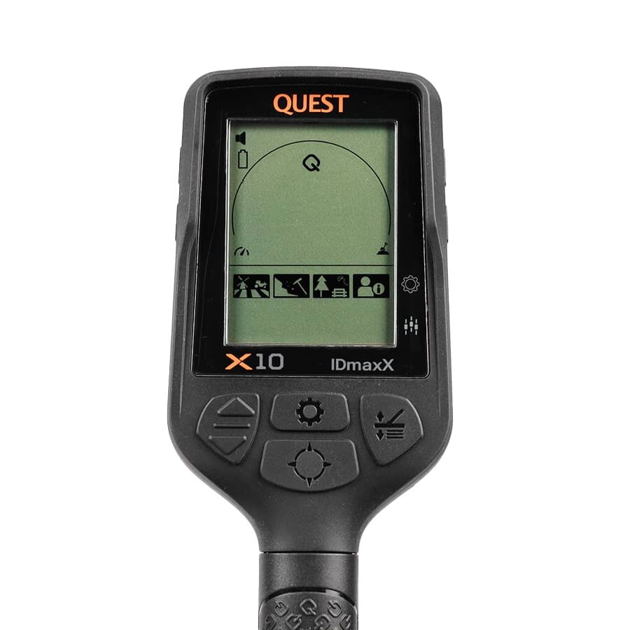 Металлоискатель Quest X10, DD, частота 12 kHz, водонепроницаемый — фото 1