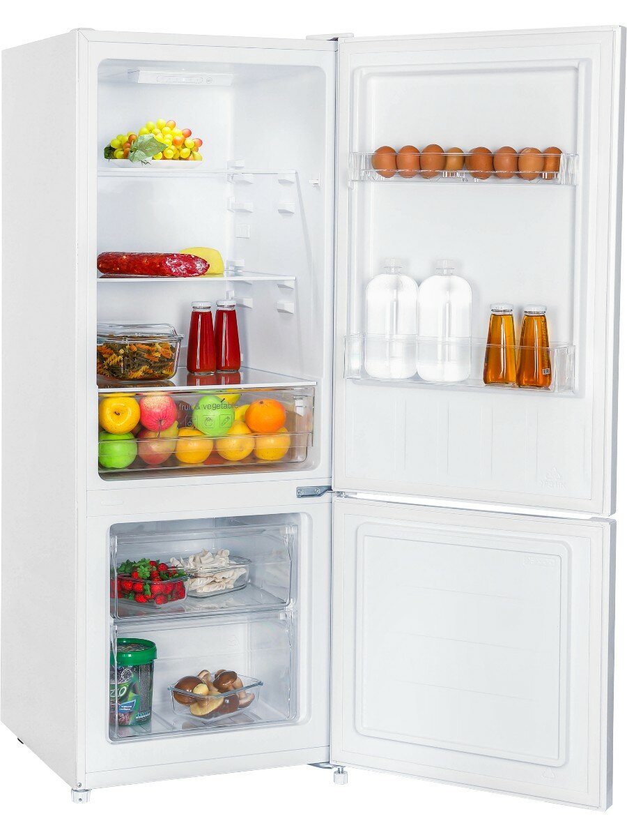 Холодильник двухкамерный NORD RFC 210 W для кухни, двухдверный, 209 л, белый