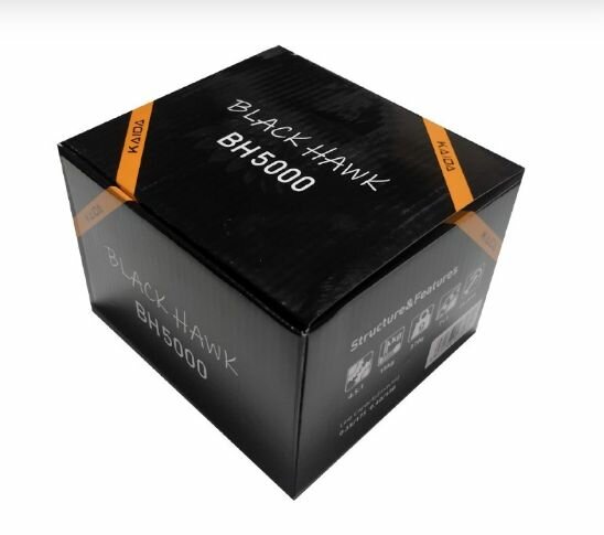 Катушка безынерционная с передним фрикционом катушка рыболовная KAIDA BLACK HAWK размер шпули 2000
