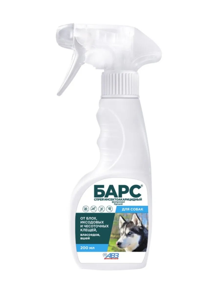 Барс спрей инсектоакарицидный для собак, 200 мл
