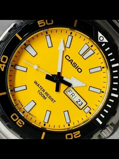 Наручные часы CASIO, желтый — фото 1