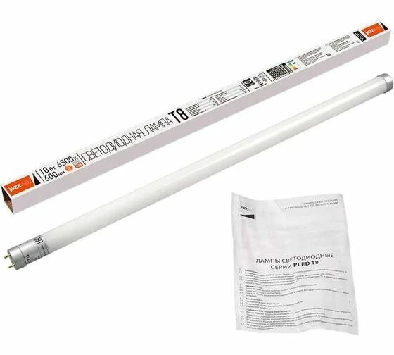Светодиодная лампа Jazzway PLED T8-600GL 10Вт FROST линейная 6500К холодный белый G13 800лм 230В/50Гц