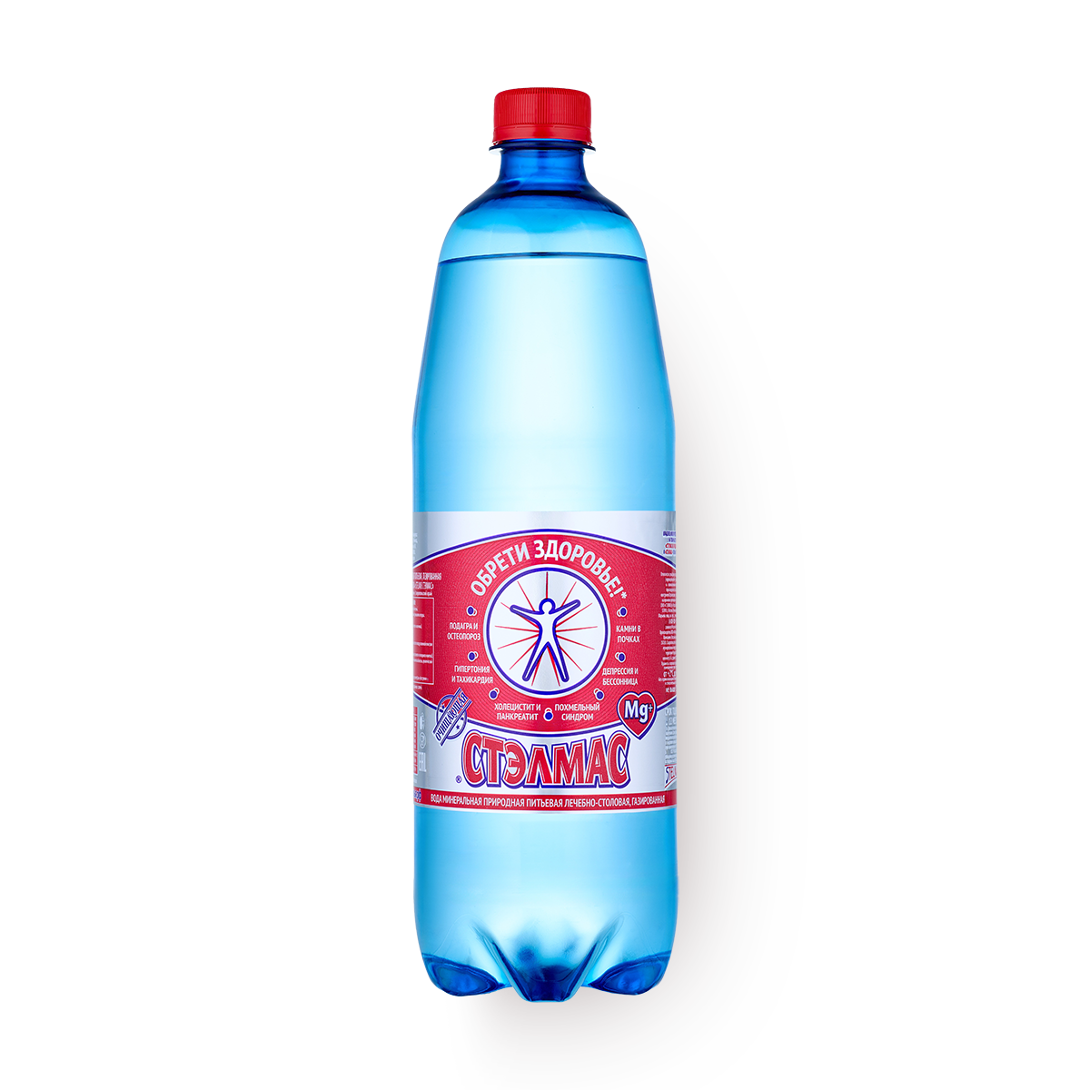 Вода минеральная «Стэлмас» Mg+ лечебно-столовая газированная