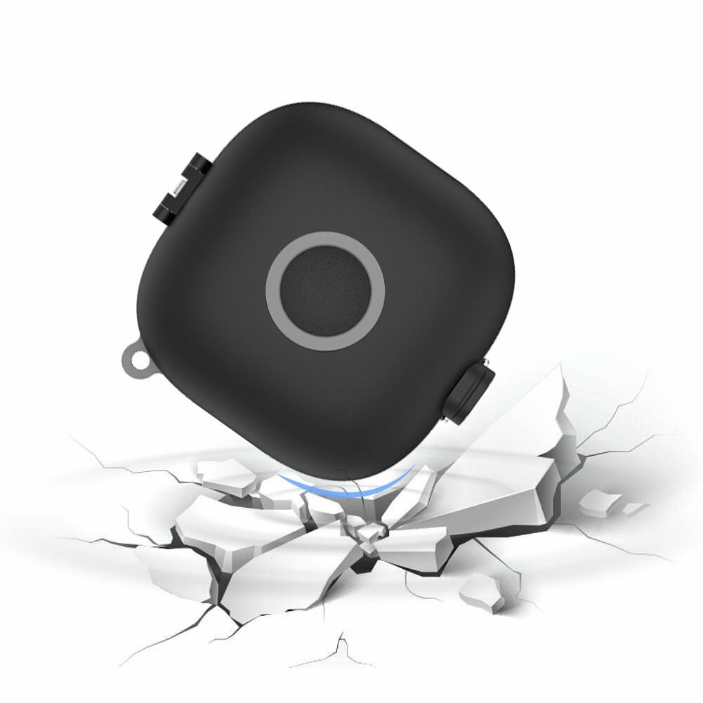 Полный чехол-держатель для наушников-вкладышей TPU+PC с карабиновым ремешком для Beats Fit Pro