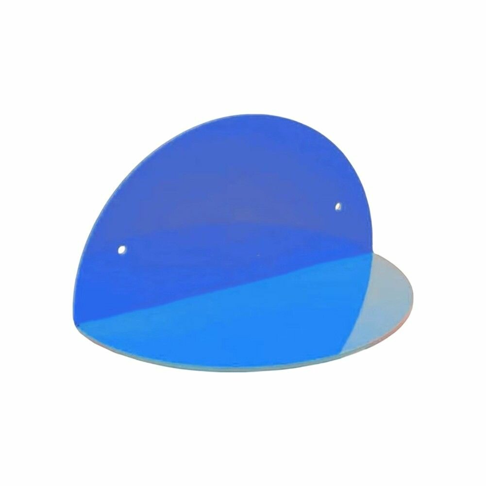 Акриловая полукруглая настенная полка для хранения цветных игрушек, творческая полка для хранения и демонстрации товаров для дома