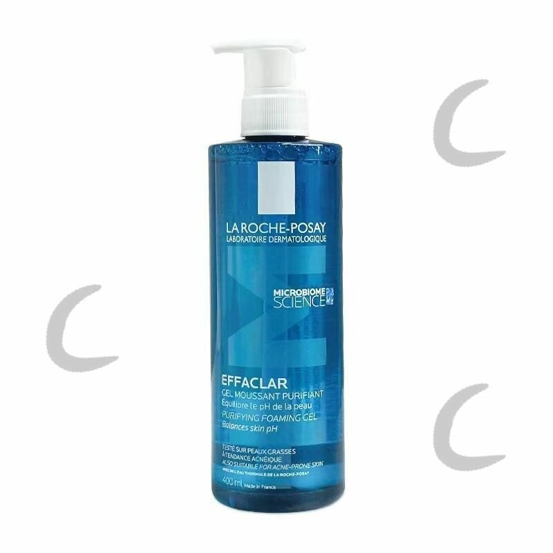 LAROCHE-POSAY Effaclar Micro-Exfoliant Purifiant Успокаивающий пенный гель для жирной кожи с наукой микроби