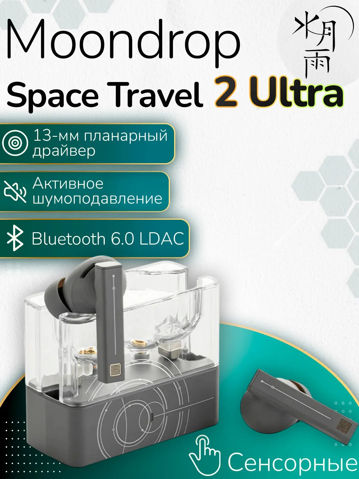 Беспроводные Наушники Moondrop Space Travel 2 Ultra с шумоподавлением