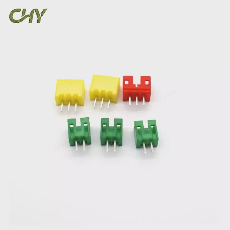 Разъем PH2.0 2P, 3P, 4P, зеленый, 2П