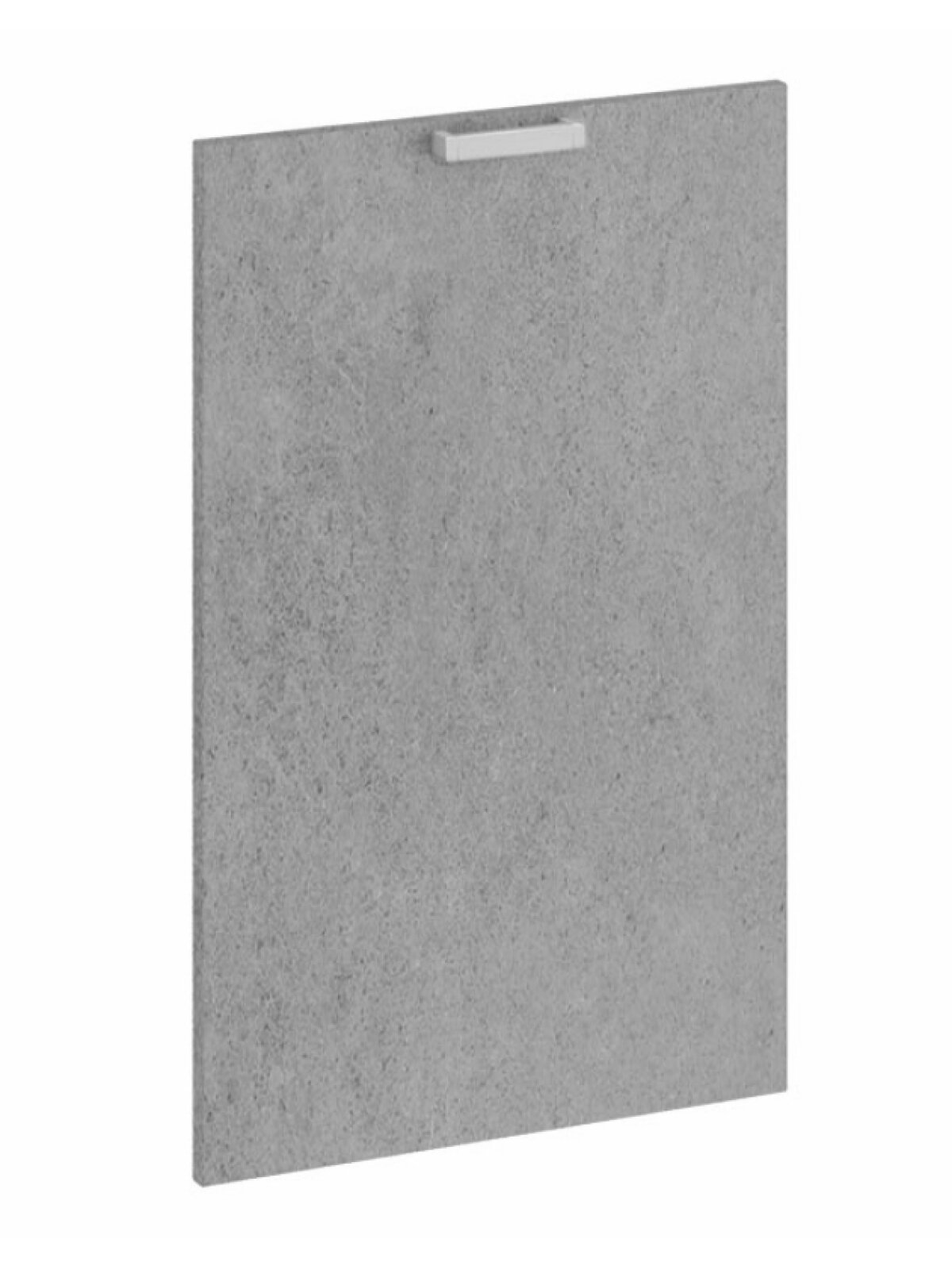 Фасад для посудомоечной машины 450 мм Ф-100 бетон серый (Бетон) Huge Mebel. Ширина 600. Кухонные фасады