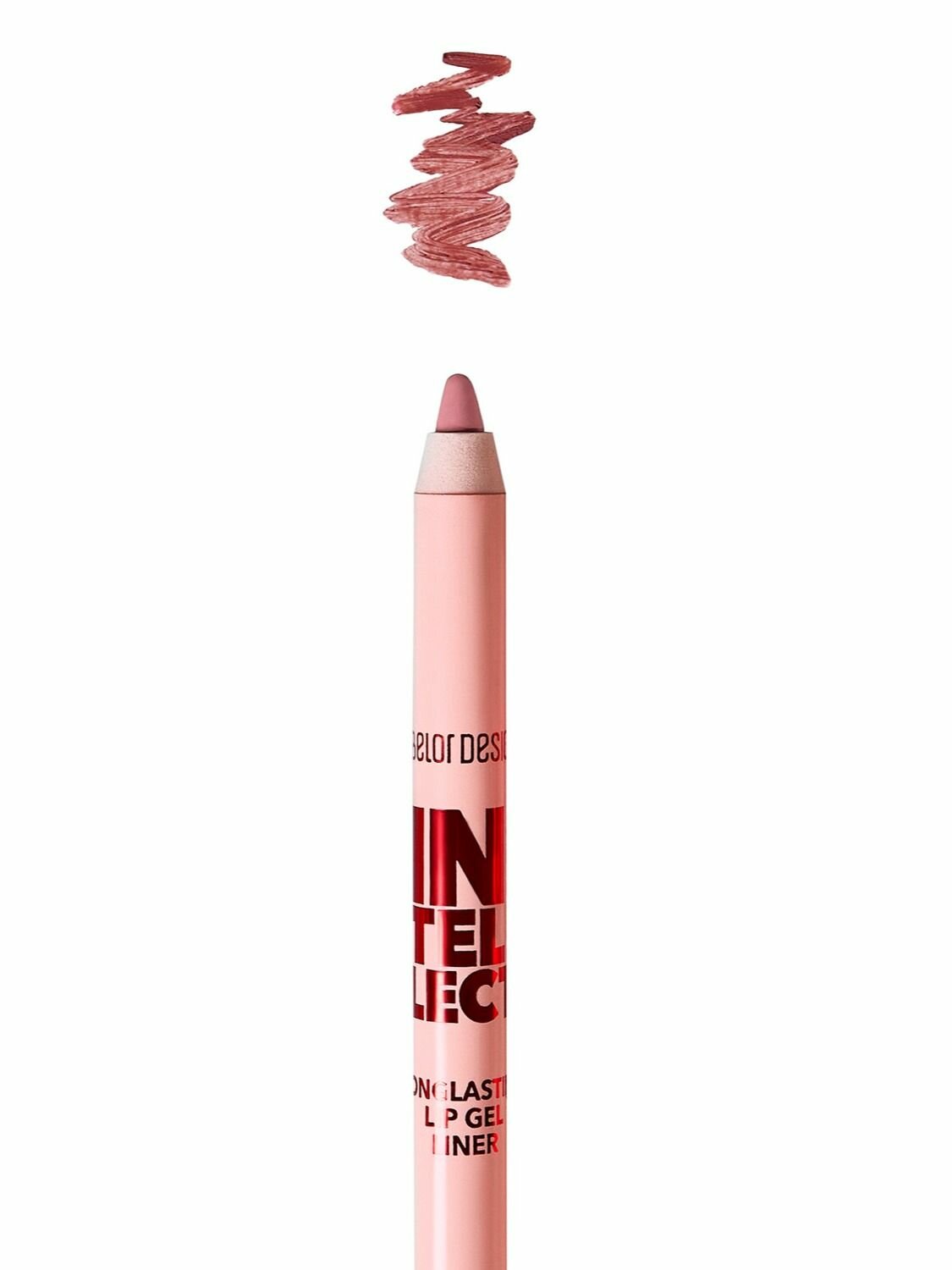 Карандаш для губ Belor Design Intellect гелевый стойкий тон 112 нюдовый тауп