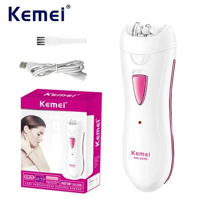 Kemei беспроводной эпилятор для тела