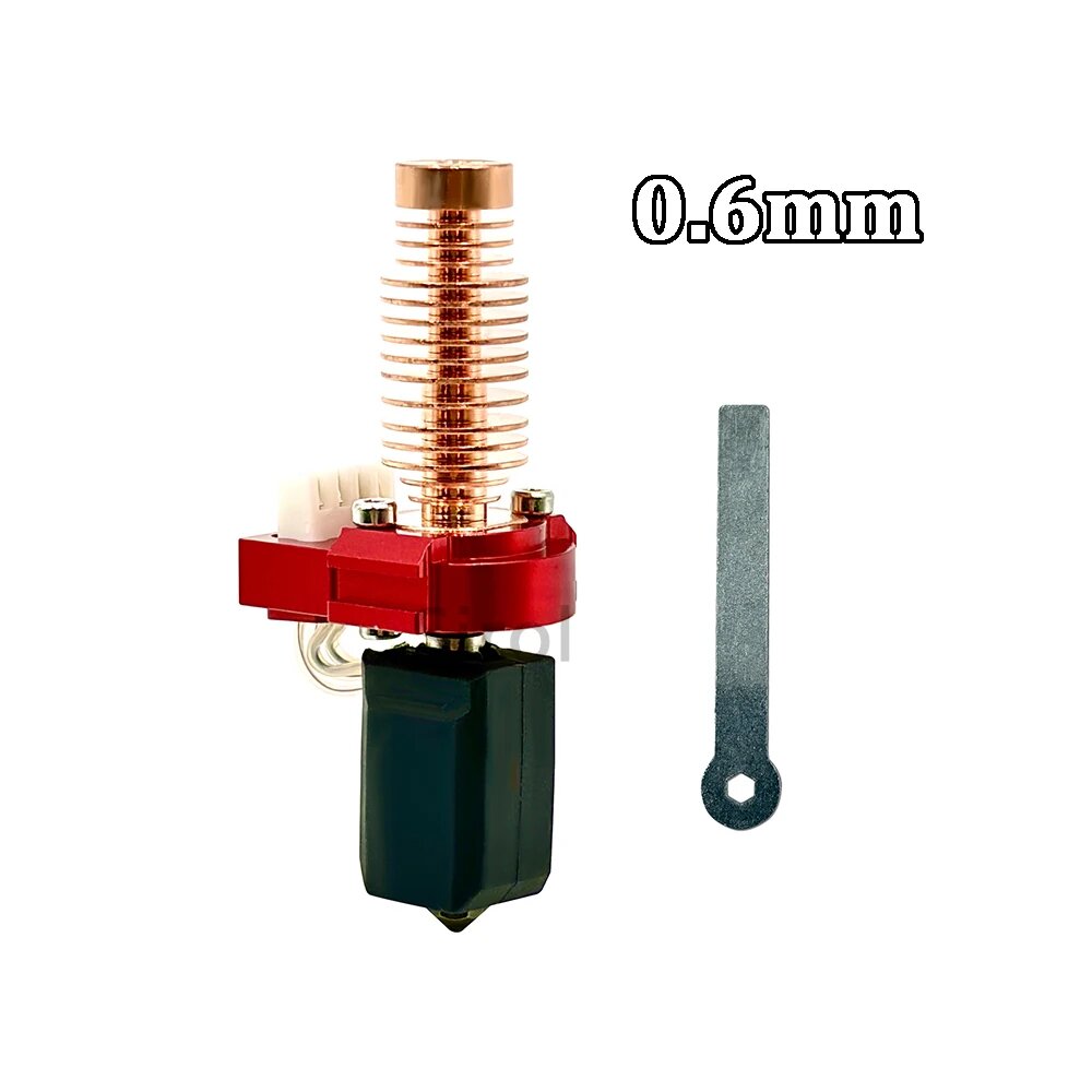 Hotend комплект County для Flashforge Adventurer 5M/5M Pro 0,4 мм 0.6mm Hotend