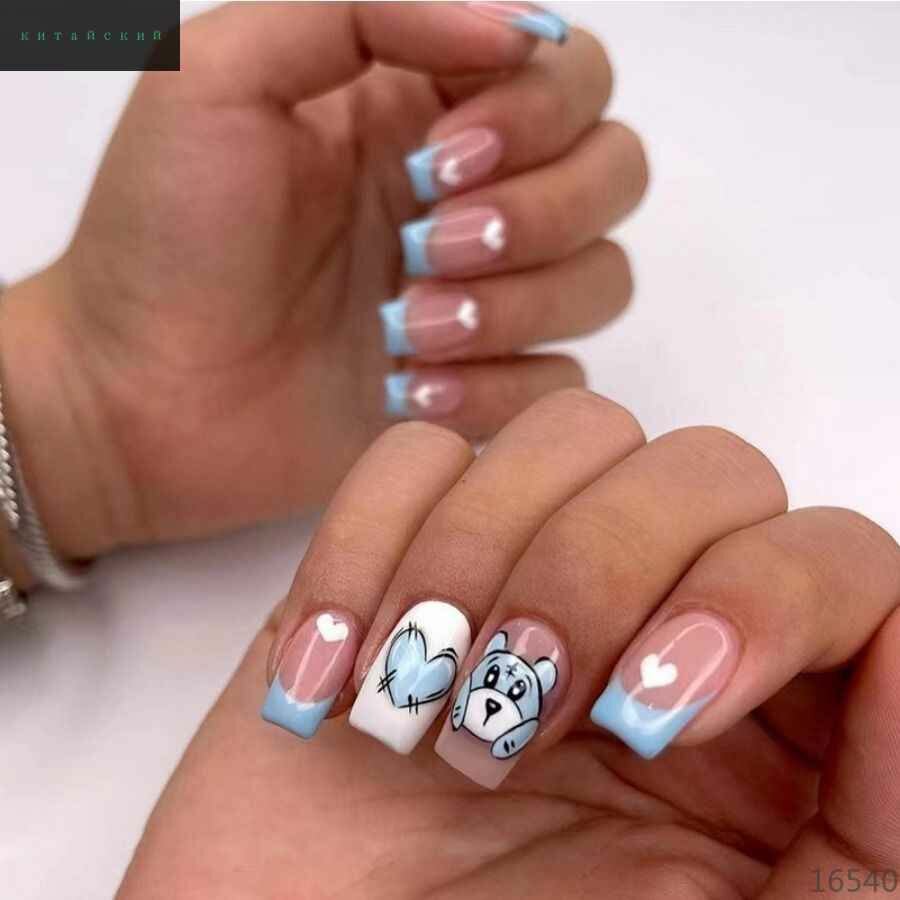 Накладные ногти ( 24 типсы + клей )11