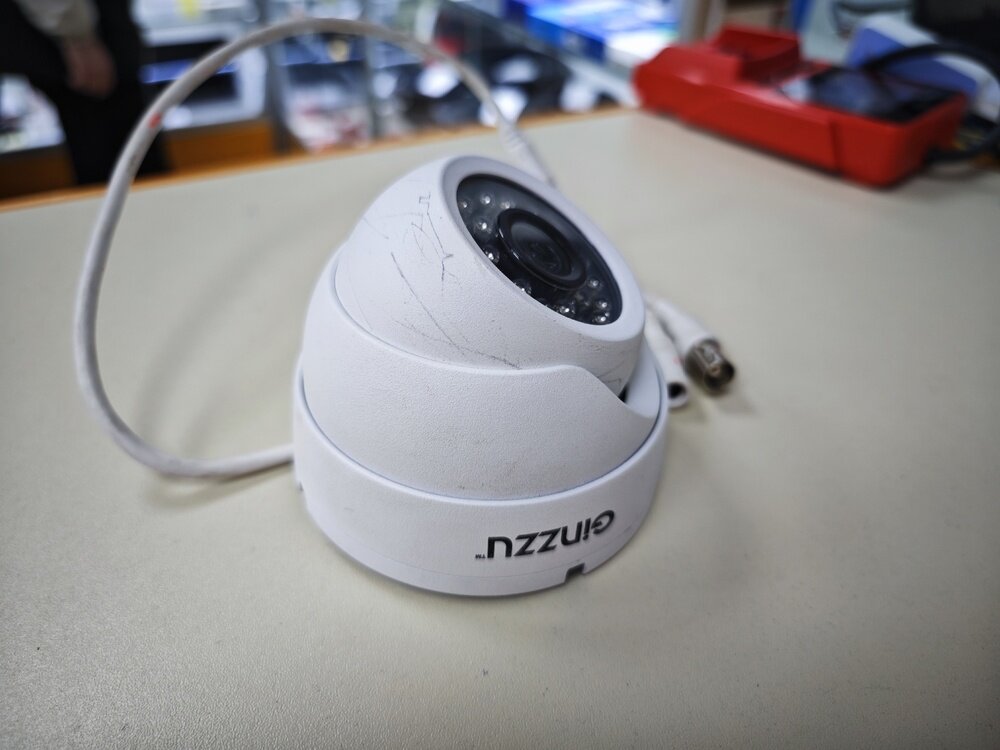 Камера в/наблюдения GINZZU HAB-5301A, AHD 5.0Mp K03, 3.6mm, пуля, IR 30м, IP66, мет.