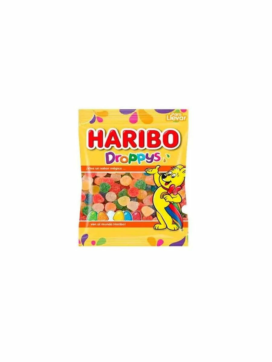 Мармелад жевательный Haribo Droppys Дропис Фруктовые капли, 100 г