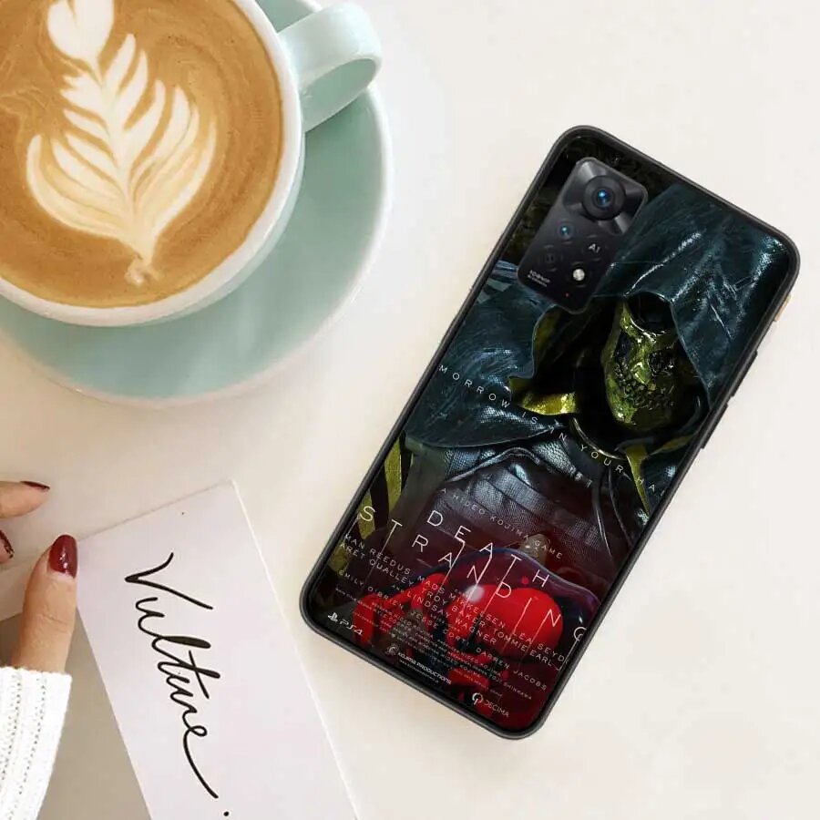 Чехол Redmi Note 14S Death Stranding, черный, QG734-4