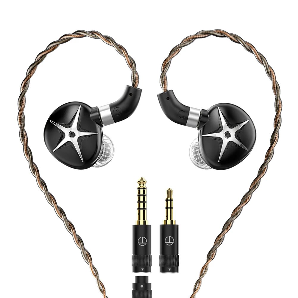 TRN StarFish Black наушники проводные без микрофона