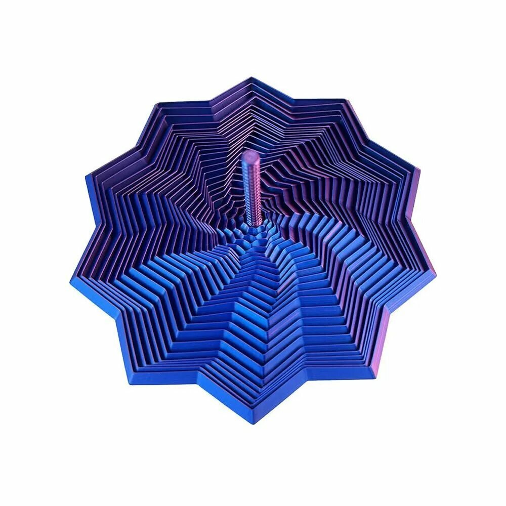 3D-печатная многоугольная гравитационная спиральная башня