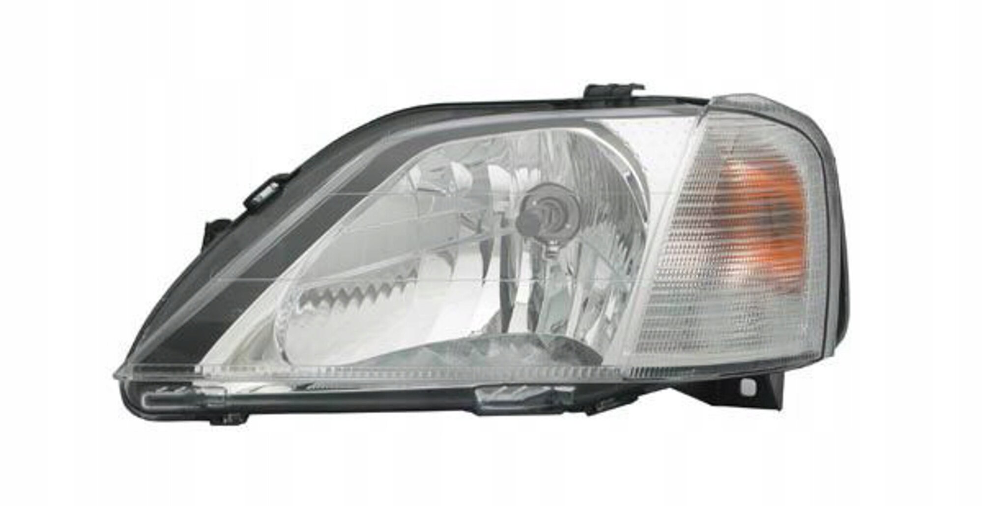 Фара TYC, передняя, левая, для Renault Logan 2005-2010, бесцветная, галогенная, регулировка