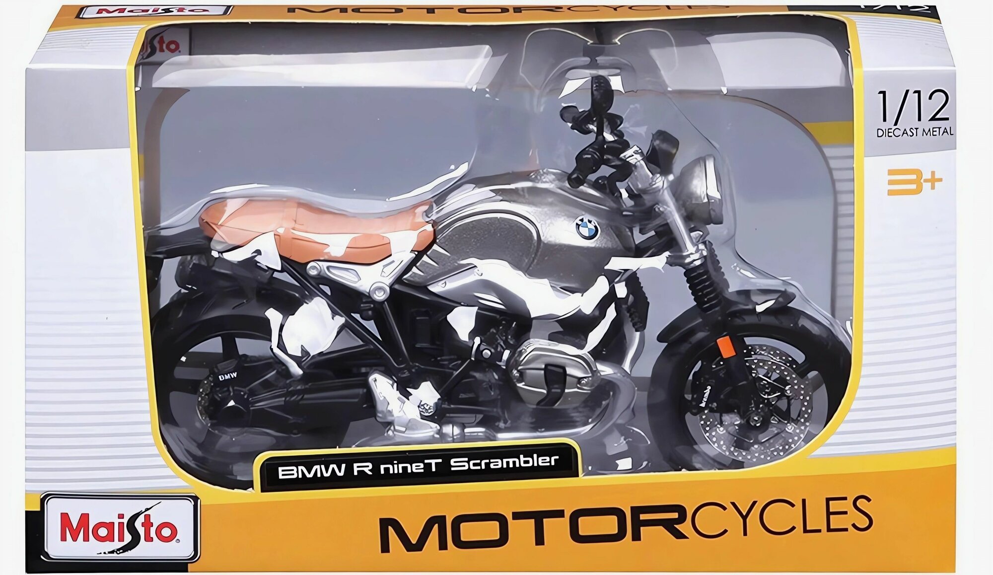 Коллекционная модель мотоцикла "Maisto". BMW SR NINET Scrambler (Масштаб 1:12)