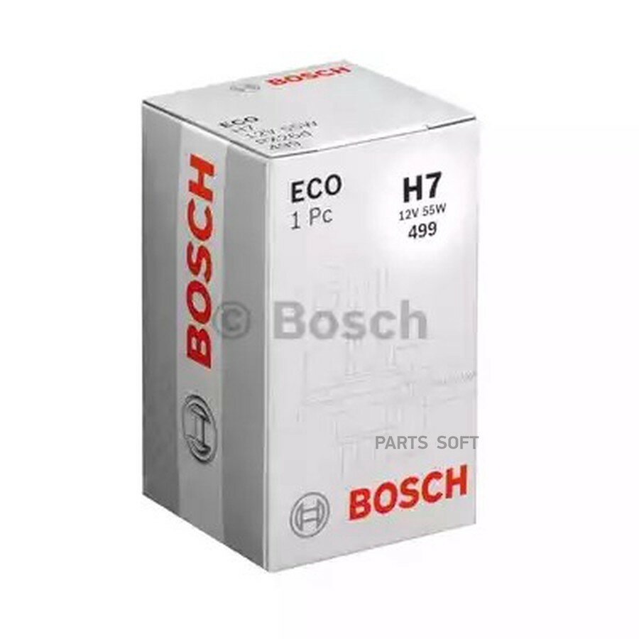 Лампа галогенная H7 12V 55W "BOSCH" (ECO) BOSCH 1987302804 | цена за 1 шт