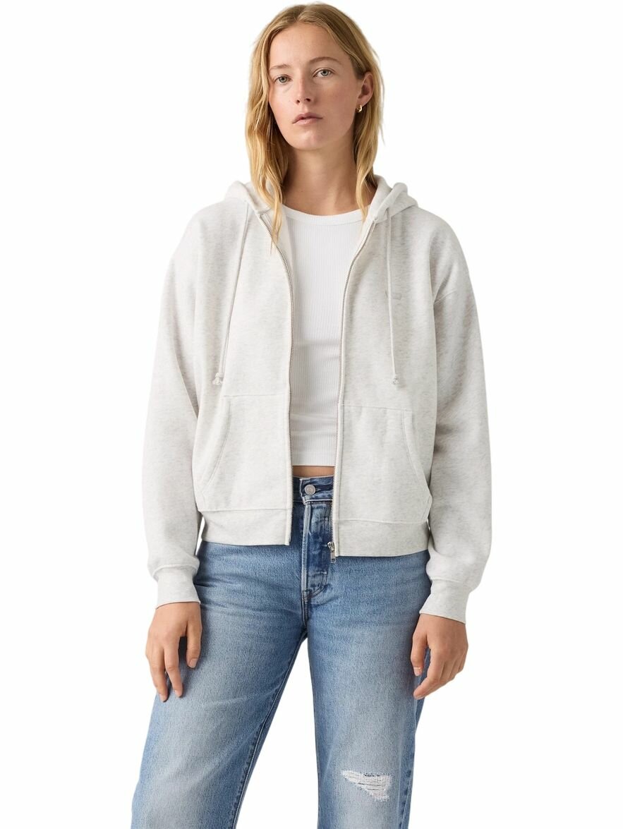 Толстовка Women Everyday Zip-up Hoodie Sweatshirt