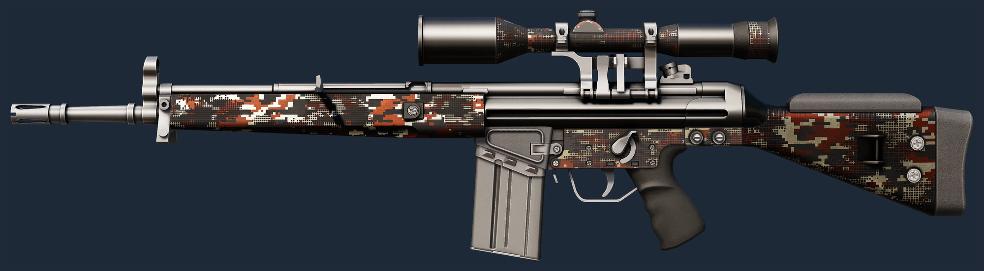 G3SG1 | Цифровая сетка (Поношенное) Скины CS2 с быстрой автовыдачей steam trade