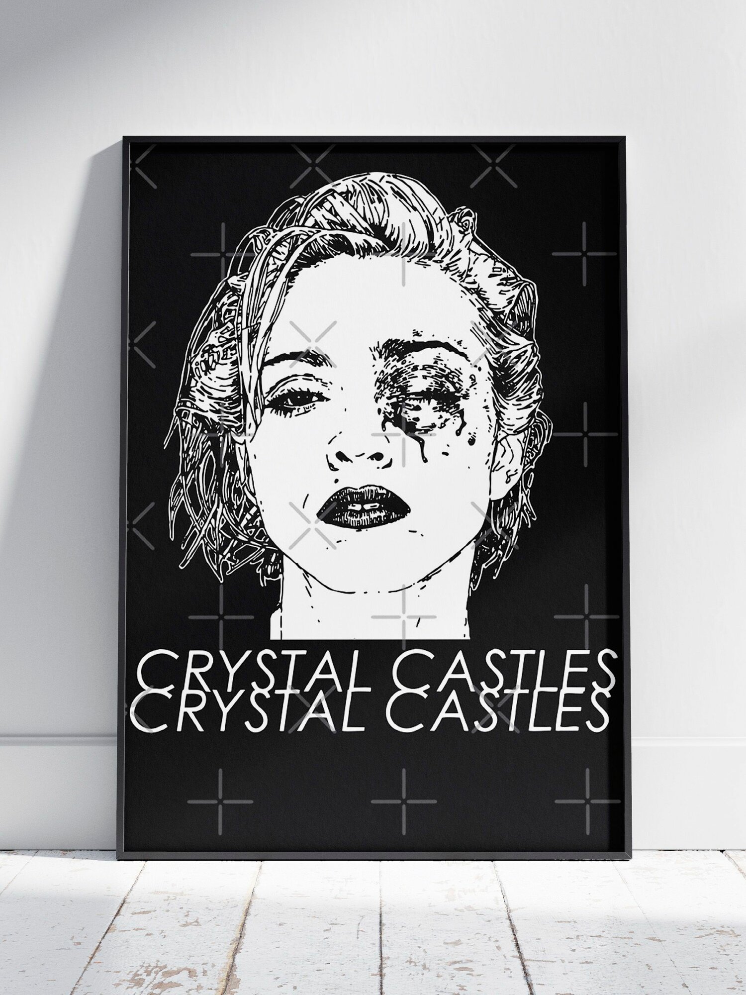 Плакат на стену для интерьера Кристал Кастлс (Crystal Castles 3) - Постер по музыке и артисту формата A4 (21x30 см)